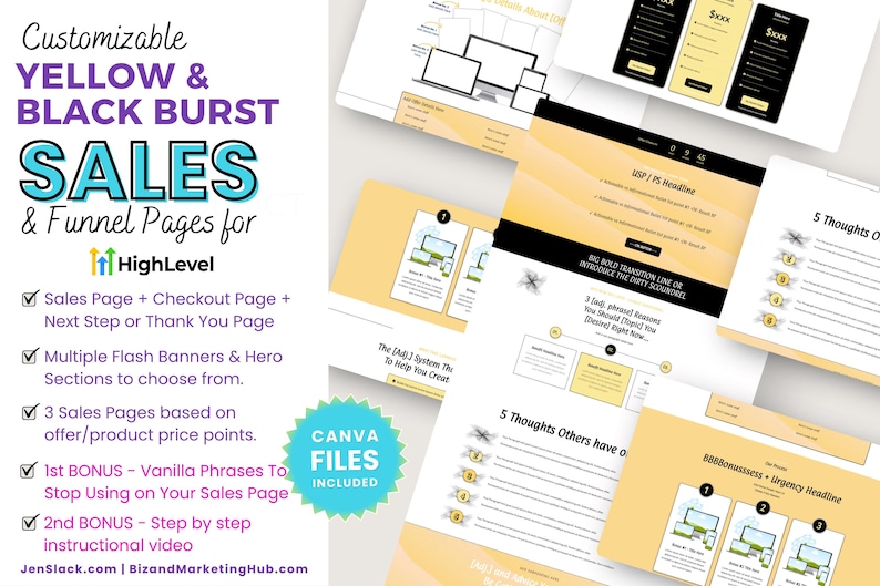 Gohighlevel Funnel Template, Course Sales Page, for Coaches, Online ...