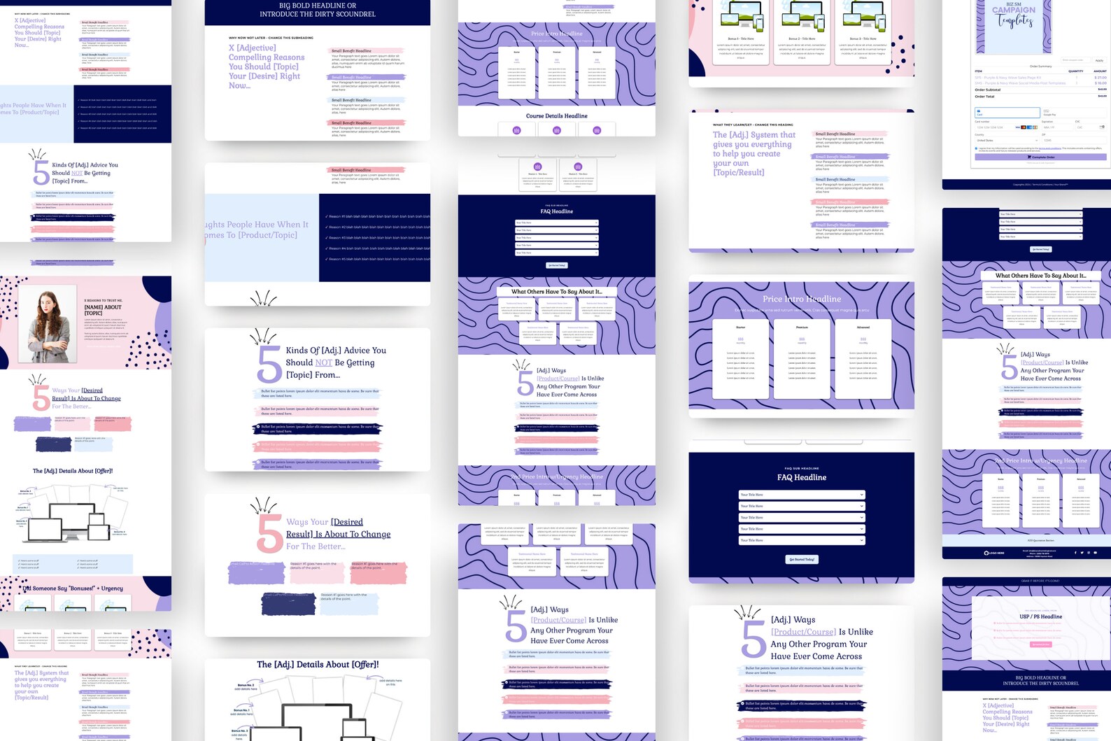 Gohighlevel Purple Wave Funnel Template, Course Sales Page - Etsy