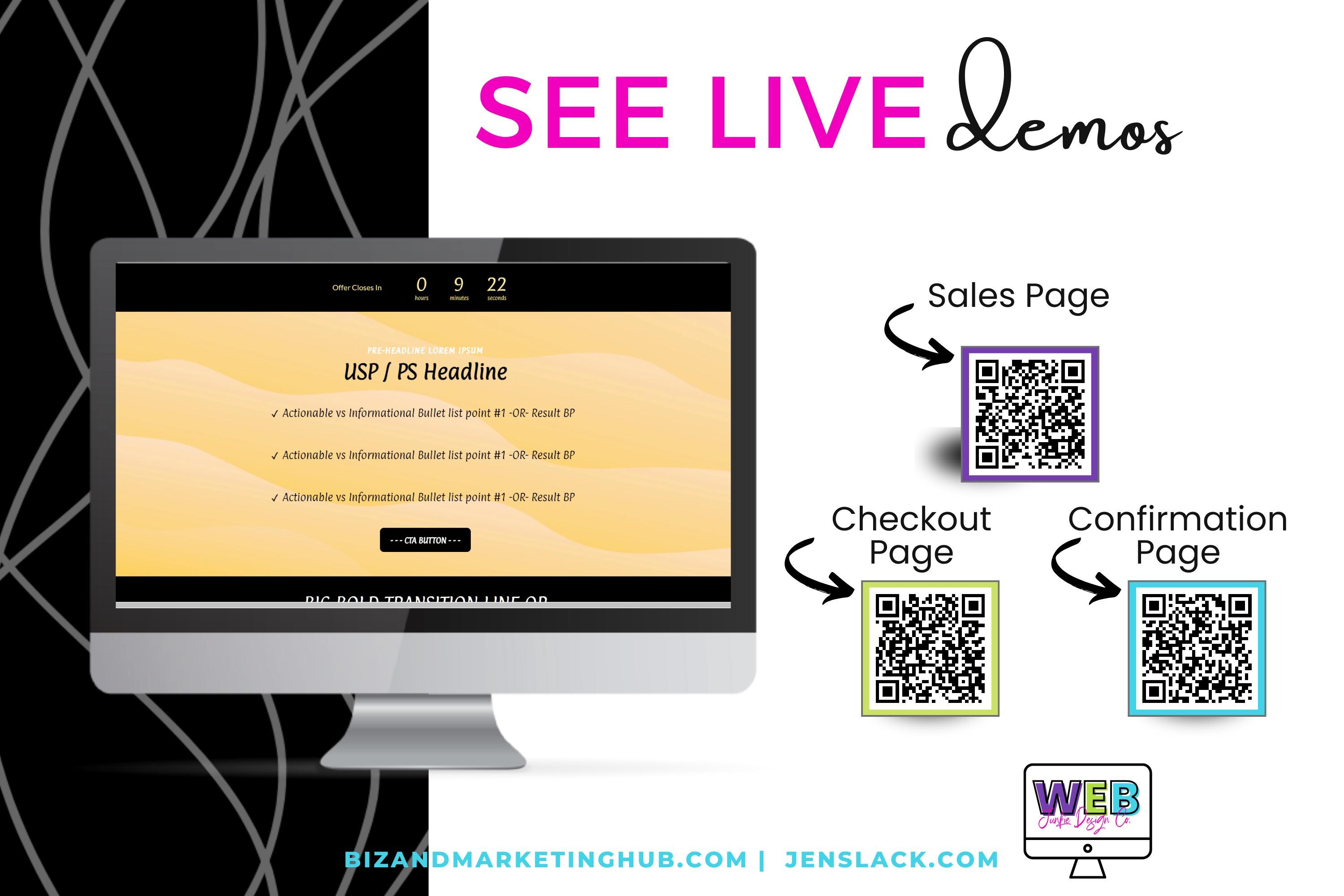 Gohighlevel Sales Funnel Template, Yellow & Black Design - Etsy