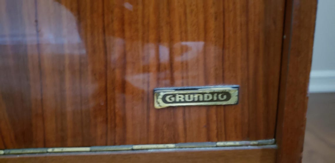 Vintage 1960s GRUNDIG CONSOLE Radio and Record Player - Etsy