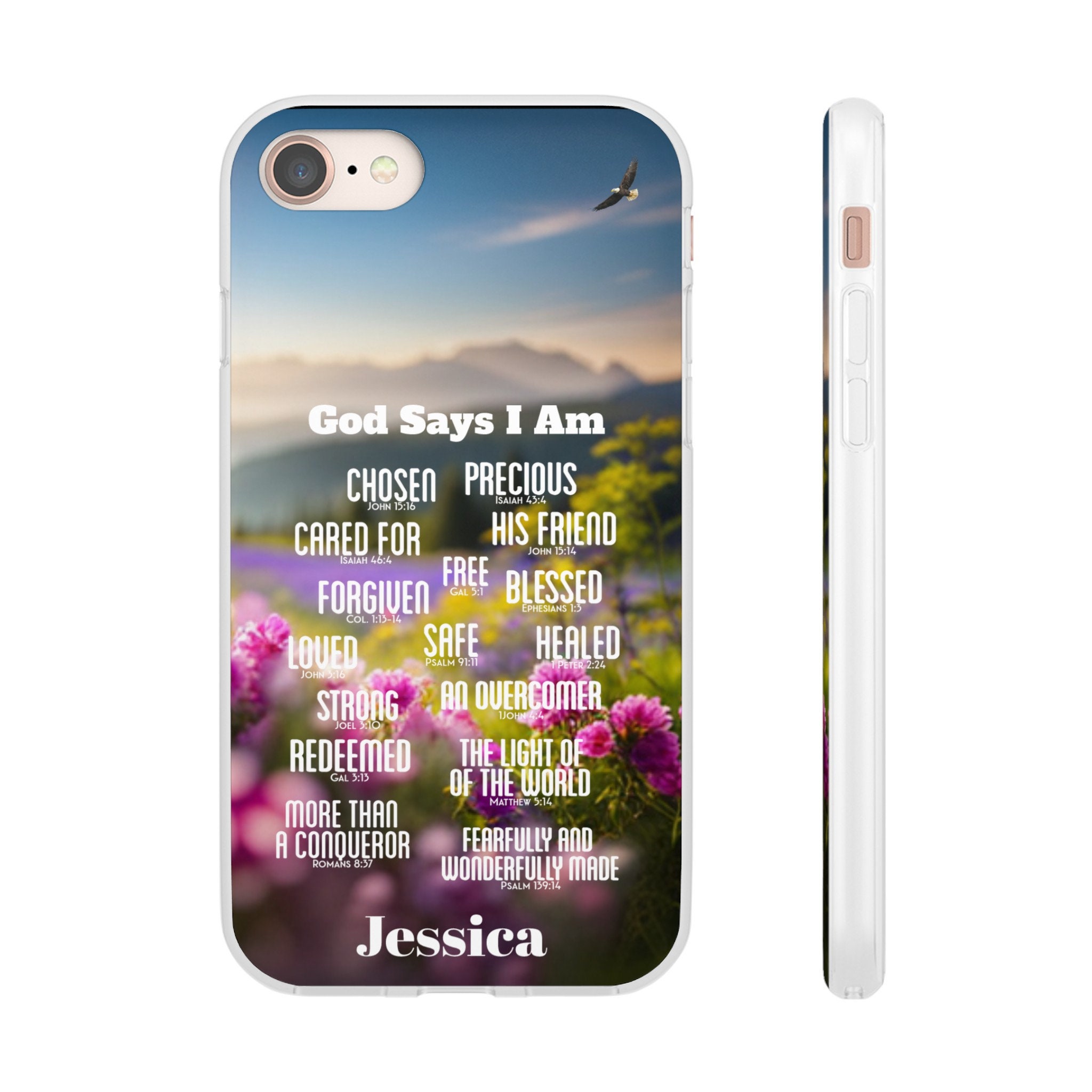 God Says I Am, God Says You Are, Phone Case, Bible Verse Phone Case ...