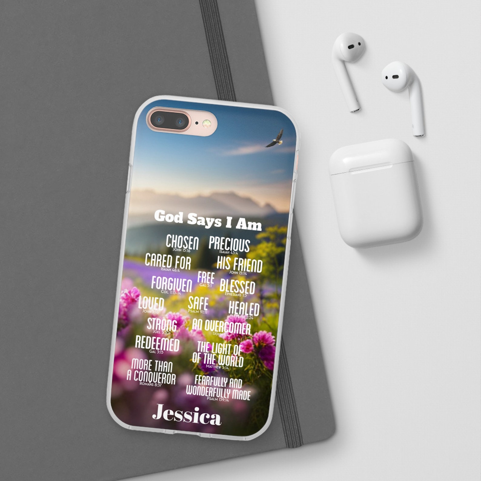 God Says I Am, God Says You Are, Phone Case, Bible Verse Phone Case ...