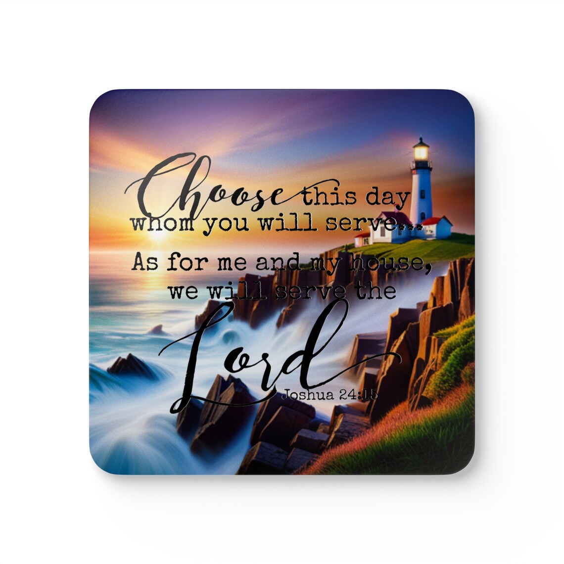 Joshua 24:15 Gift, as for Me and My House Warming Gift, Lighthouse ...