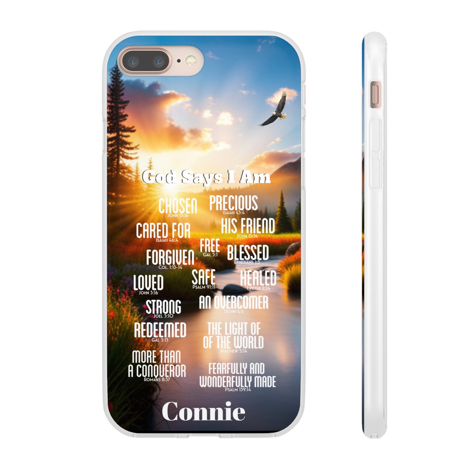 God Says I Am, Scripture Phone Case, Bible Verse Phone Case, Christian ...