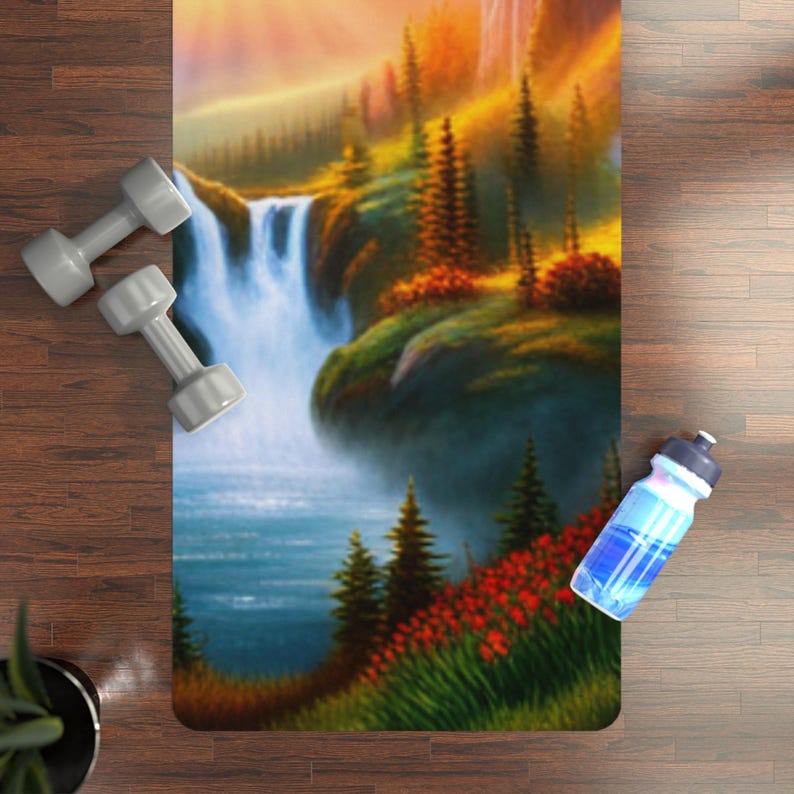 Christian Scripture Yoga Mat, Philippians 4:13 Scripture Gift for Women ...