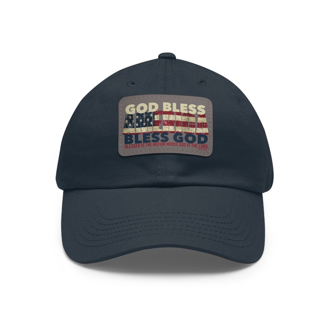 God Bless America Hat, Psalm 32:12 Hat, Christian Scripture Hat, Bible ...
