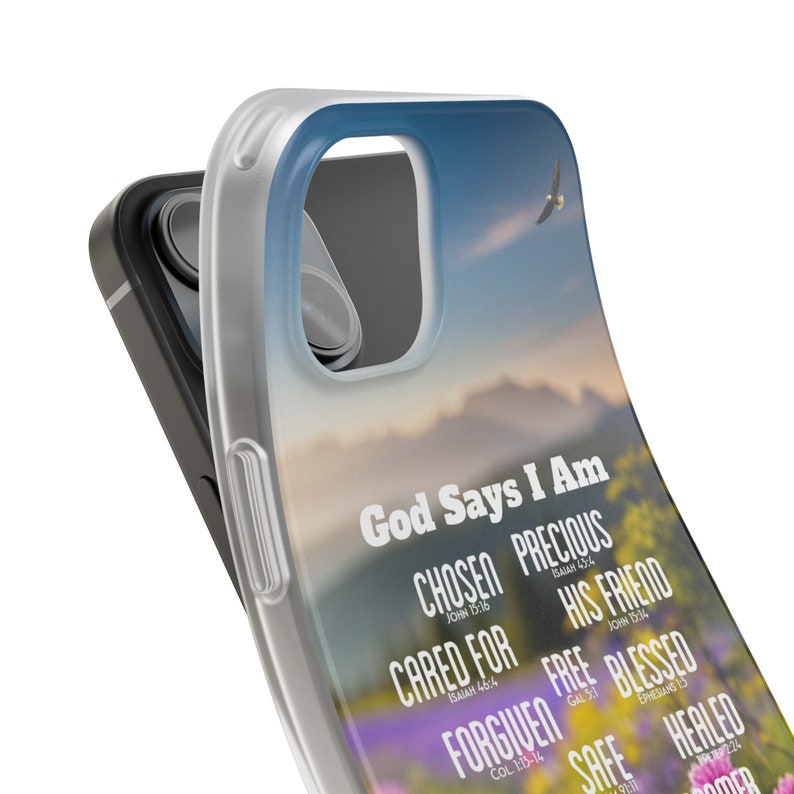 God Says I Am, God Says You Are, Phone Case, Bible Verse Phone Case ...