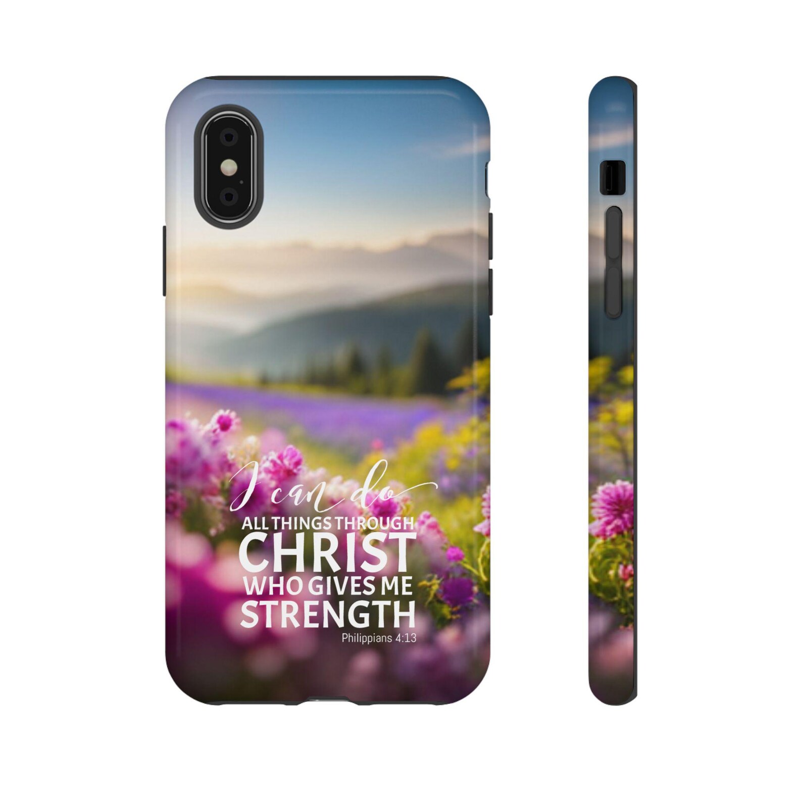 Philippians 4:13 Scripture Phone Case, Do All Things Through Christ ...