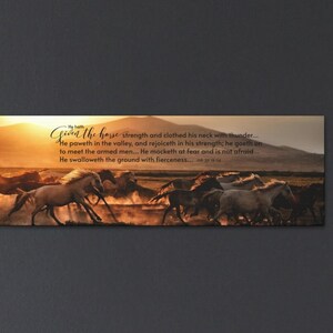 Horse Scripture Wall Art, Bible Verse Wall Art for Horse Lovers ...