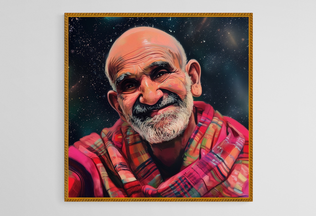 Neem Karoli Baba Painting Printable,maharaji Poster,babaji Poster, Ram ...