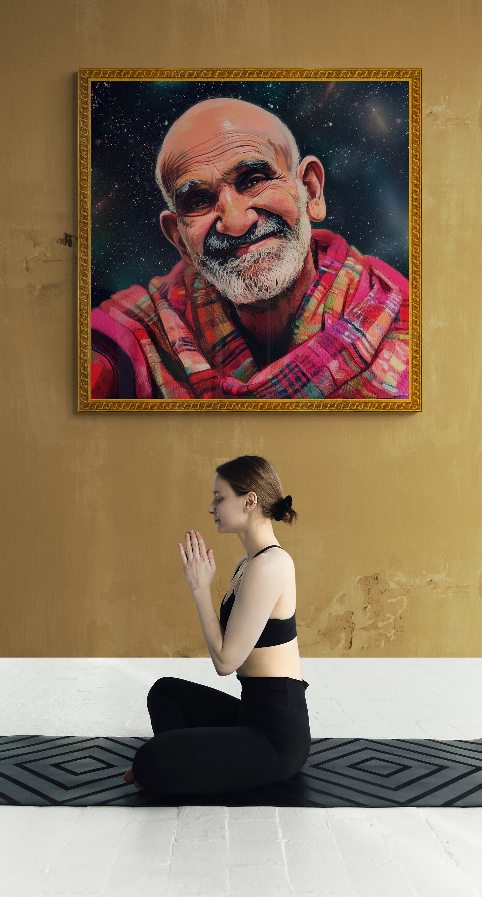 Neem Karoli Baba Painting Printable,maharaji Poster,babaji Poster, Ram ...