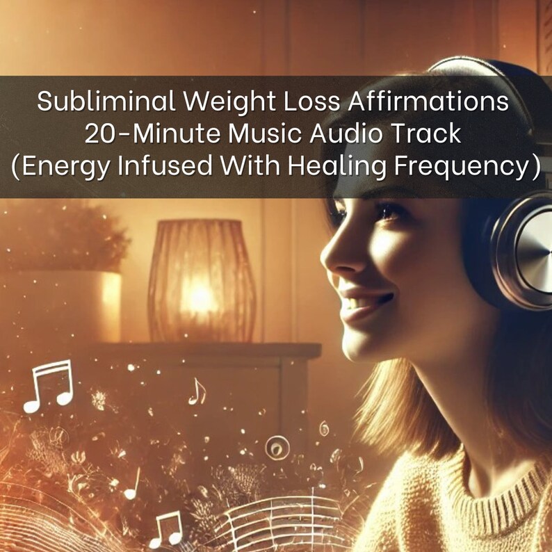 Subliminal Weight Loss Affirmations 20-minute Music Audio Track (energy ...