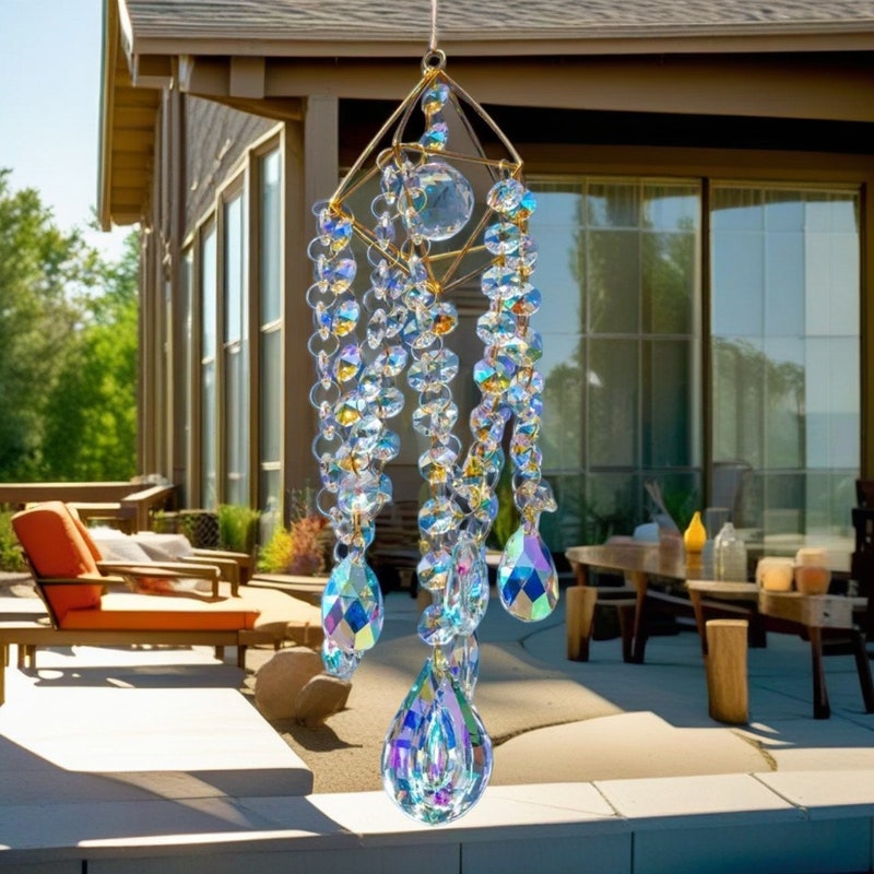 Crystal Wind Chime - Etsy