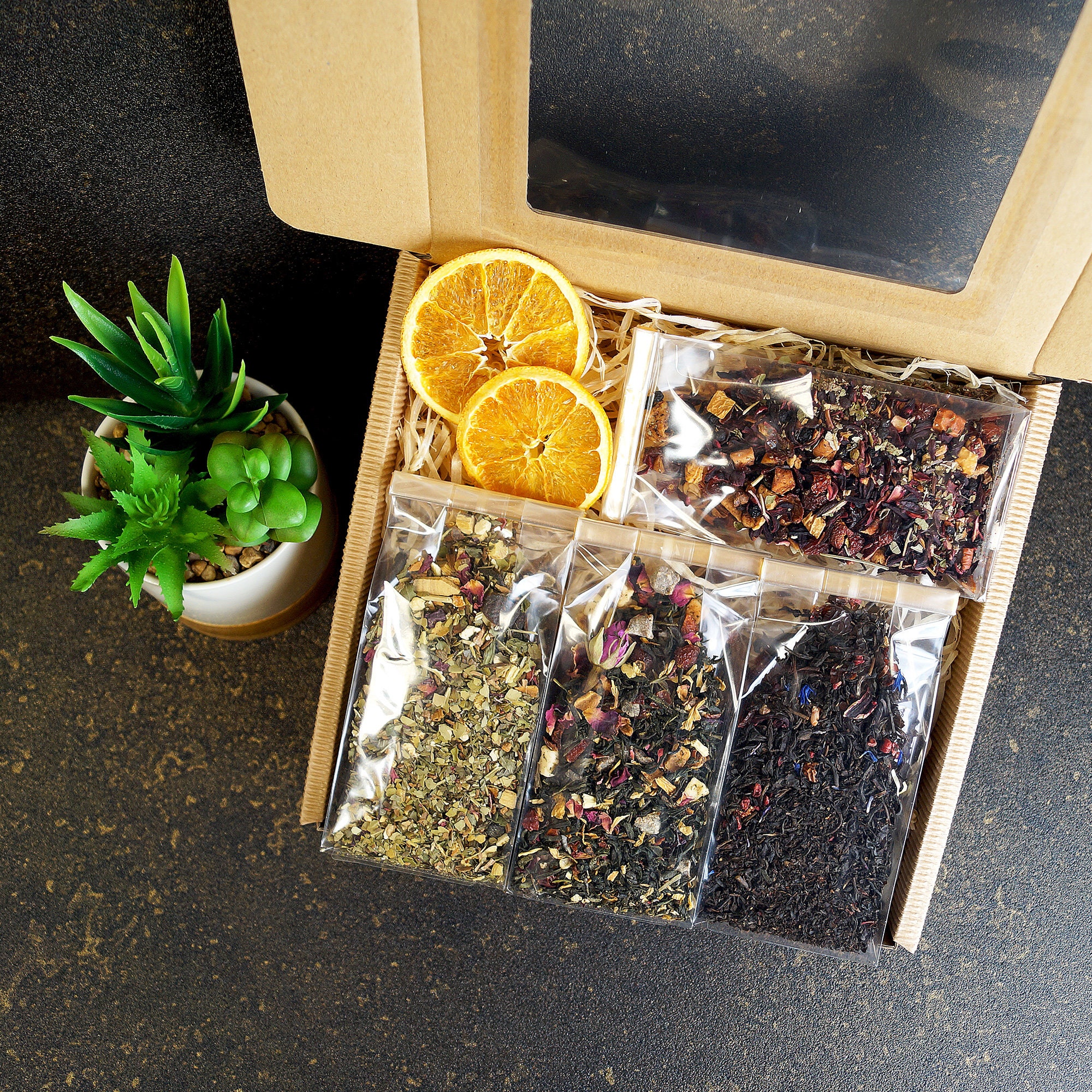 Tea Gift Set premium Tea Mix Unitea Land 200g 7.05oz, Tea Lover Pack, Loose Leaf Tea Box - Etsy