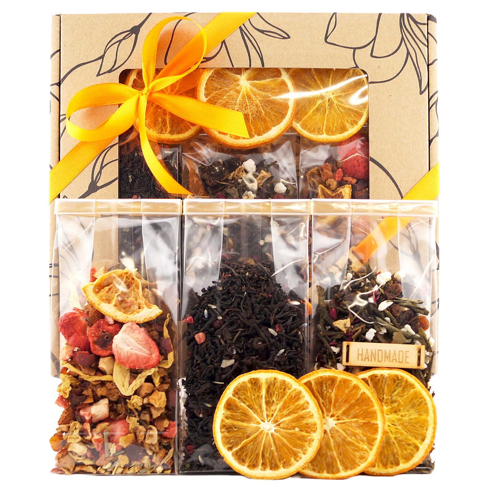 Tea Gift Set Mix Tea Premium Unitea Land 150g 5.3oz, Tea Lover Pack ...
