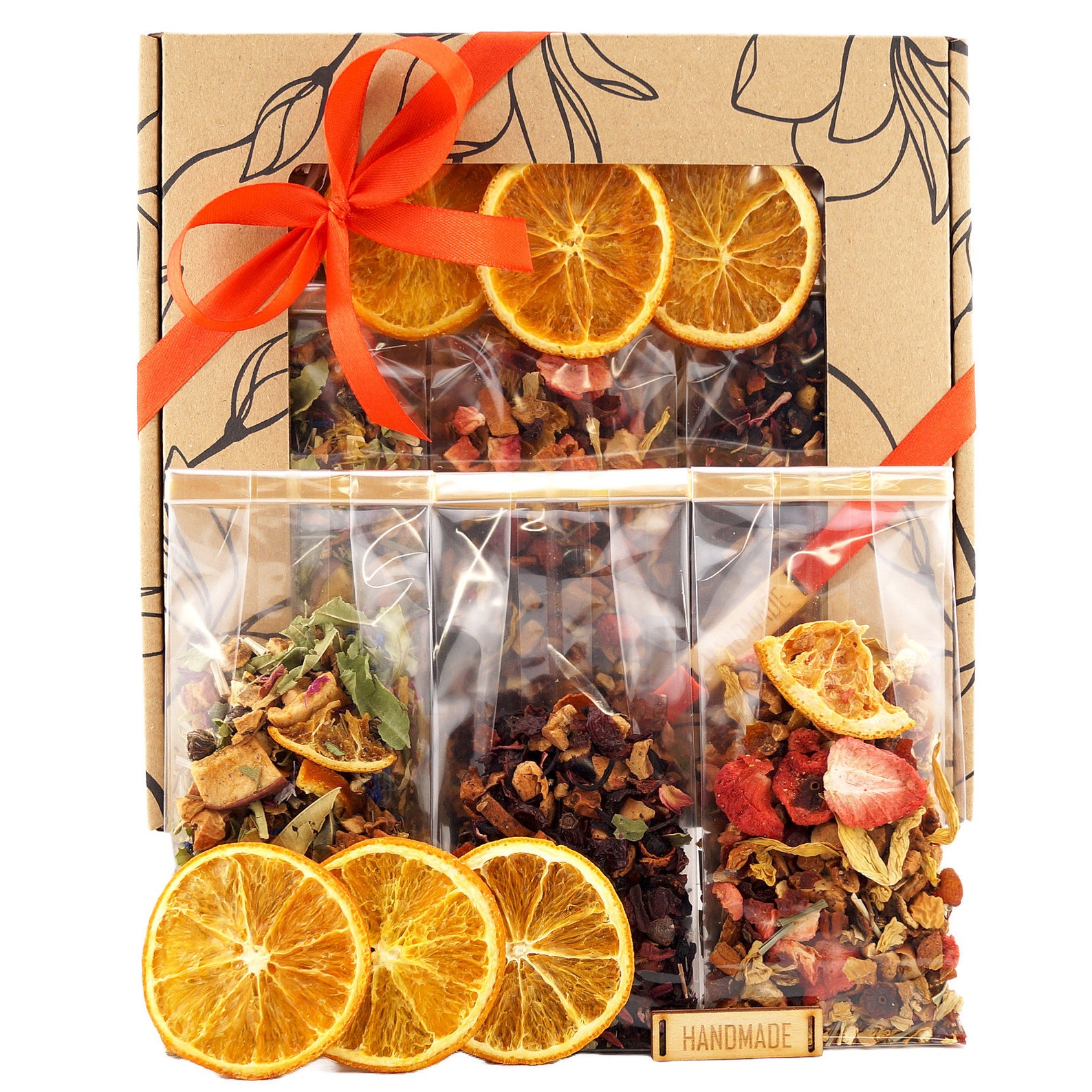 Tea Gift Set Fruit Tea Premium Unitea Land 150g (5.3oz), Tea Lover Pack, Loose Leaf Tea Box - Etsy