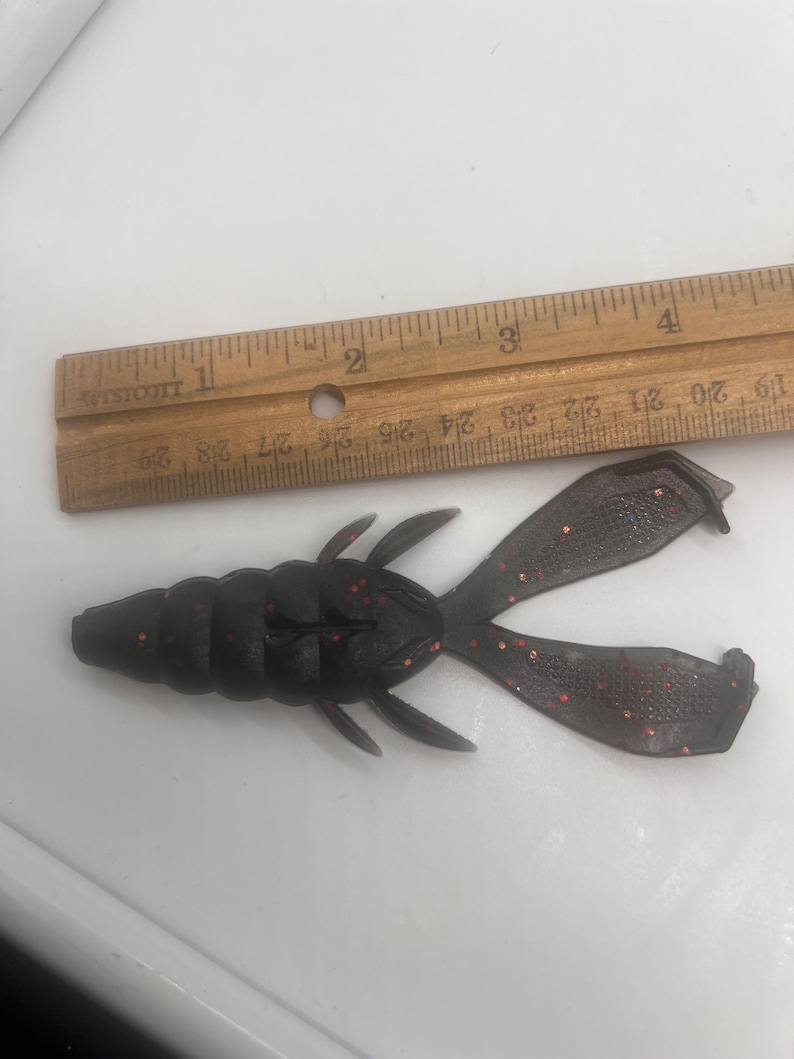 4 Bush Beetle Soft Plastic Bait for Fishing, Bass.walley,northern - Etsy