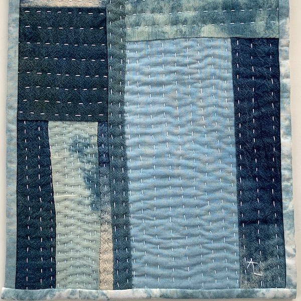 Indigo Quilt - Etsy
