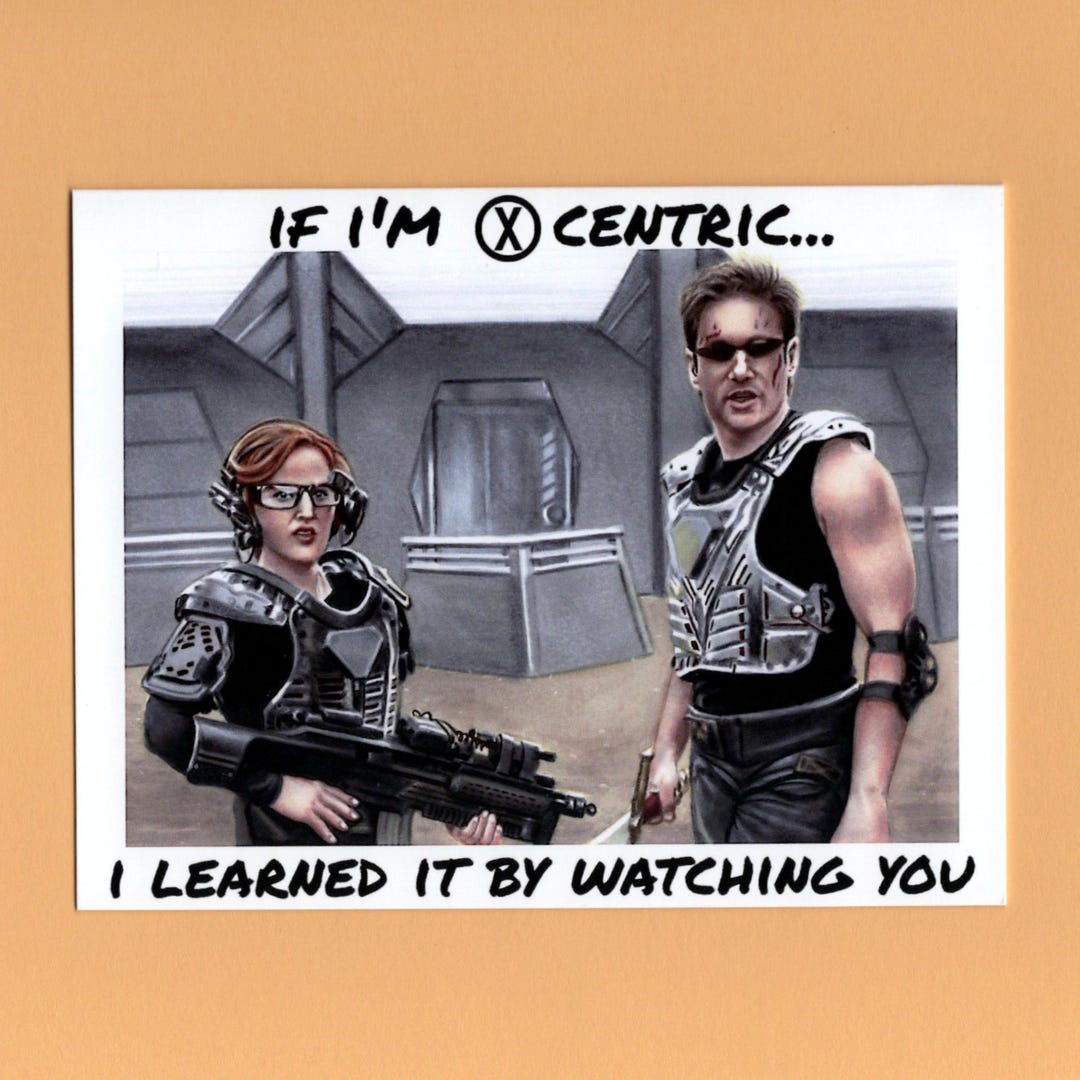 The X-files, Father's Day Card, Mother's Day Card, Funny, Mulder ...