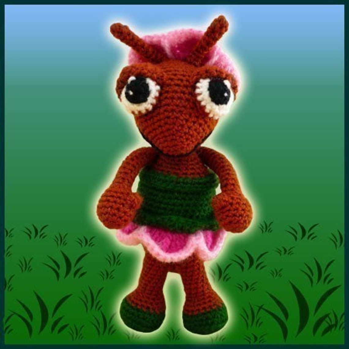 Amigurumi Pattern Crochet Abby Ant Doll DIY Instant Digital - Etsy