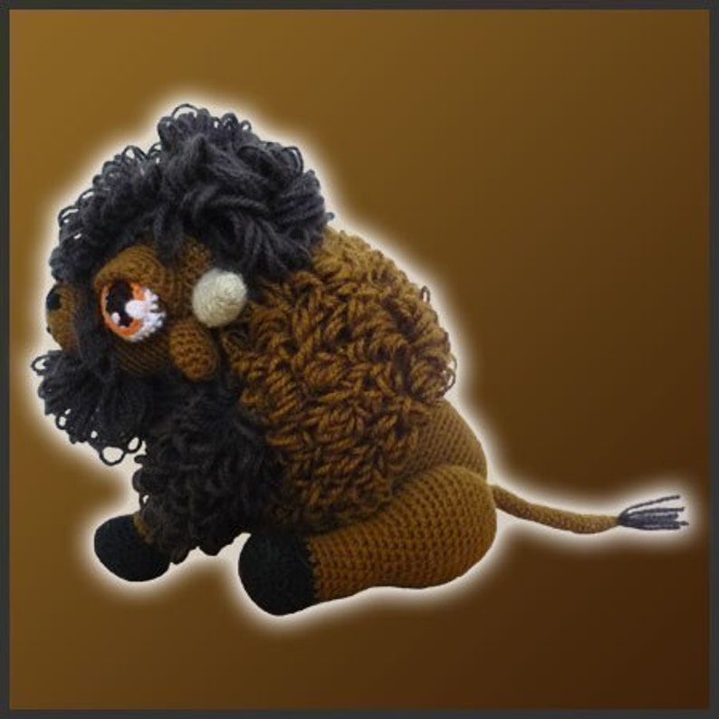 Amigurumi Pattern Crochet American Bison Buffalo DIY Instant - Etsy