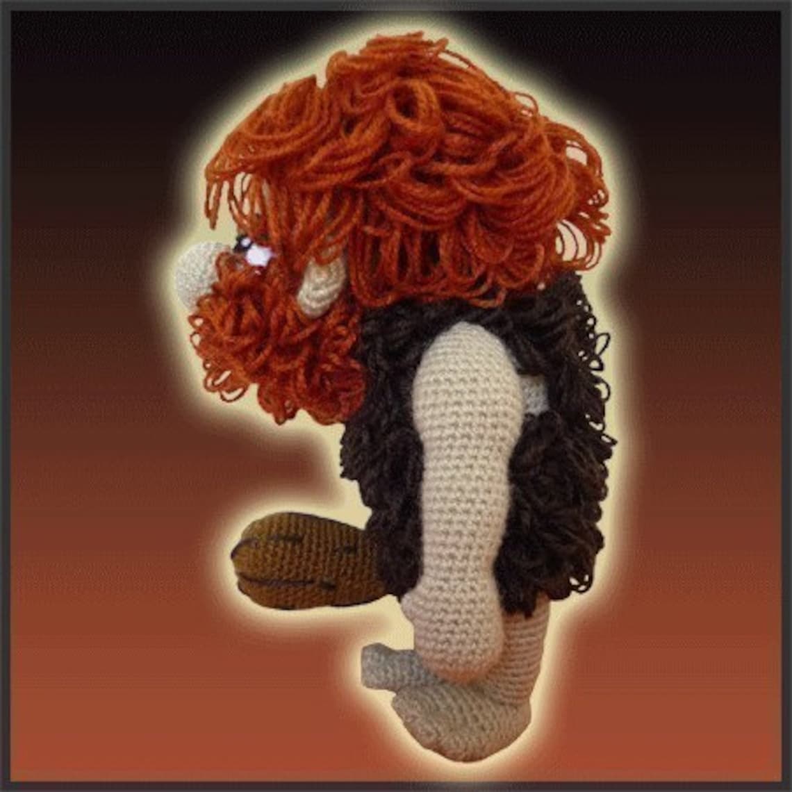 Amigurumi Pattern Crochet Caveman Prehistoric Troglodyte Doll - Etsy