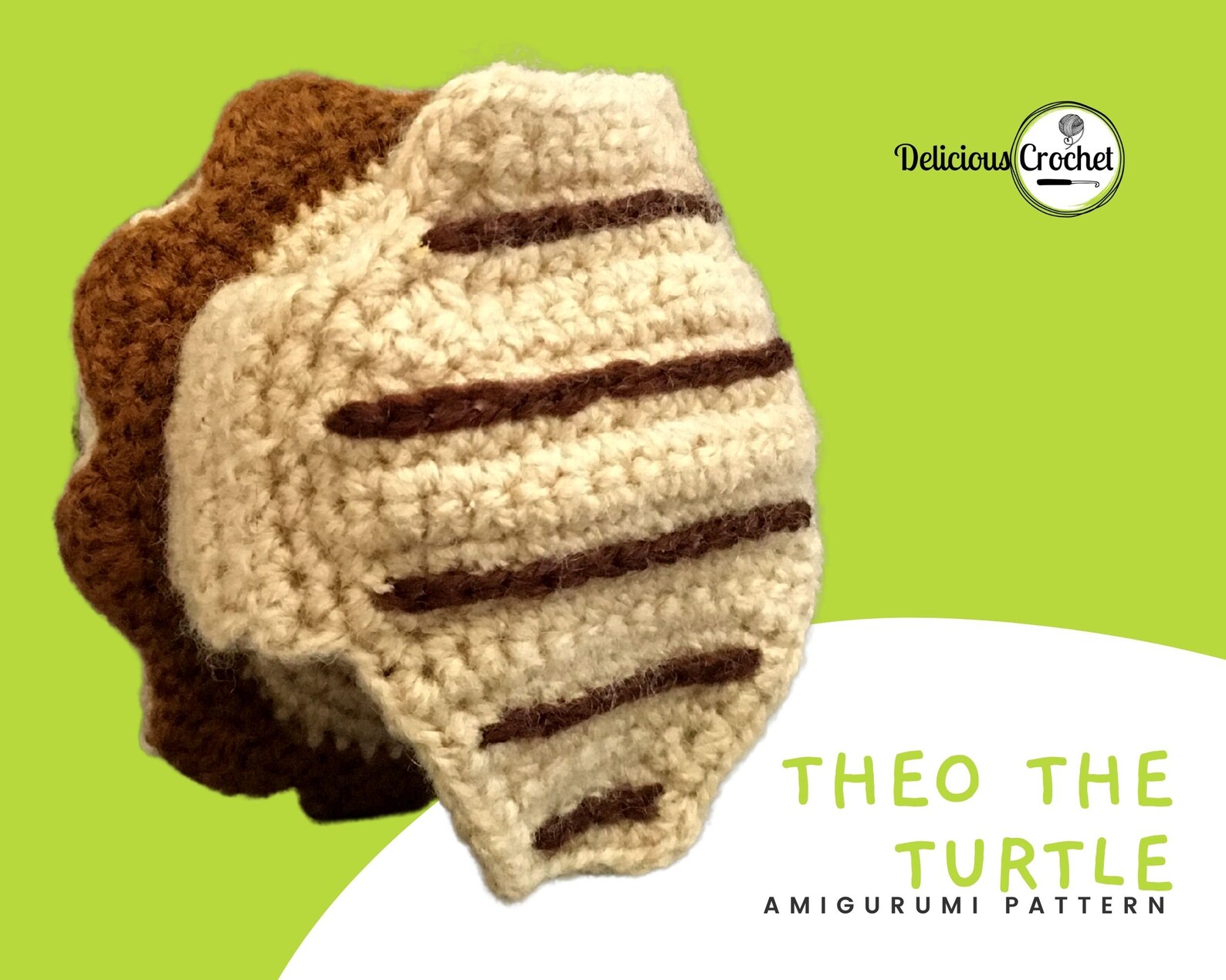 Amigurumi Pattern Crochet Turtle Tortoise With Removable Shell - Etsy