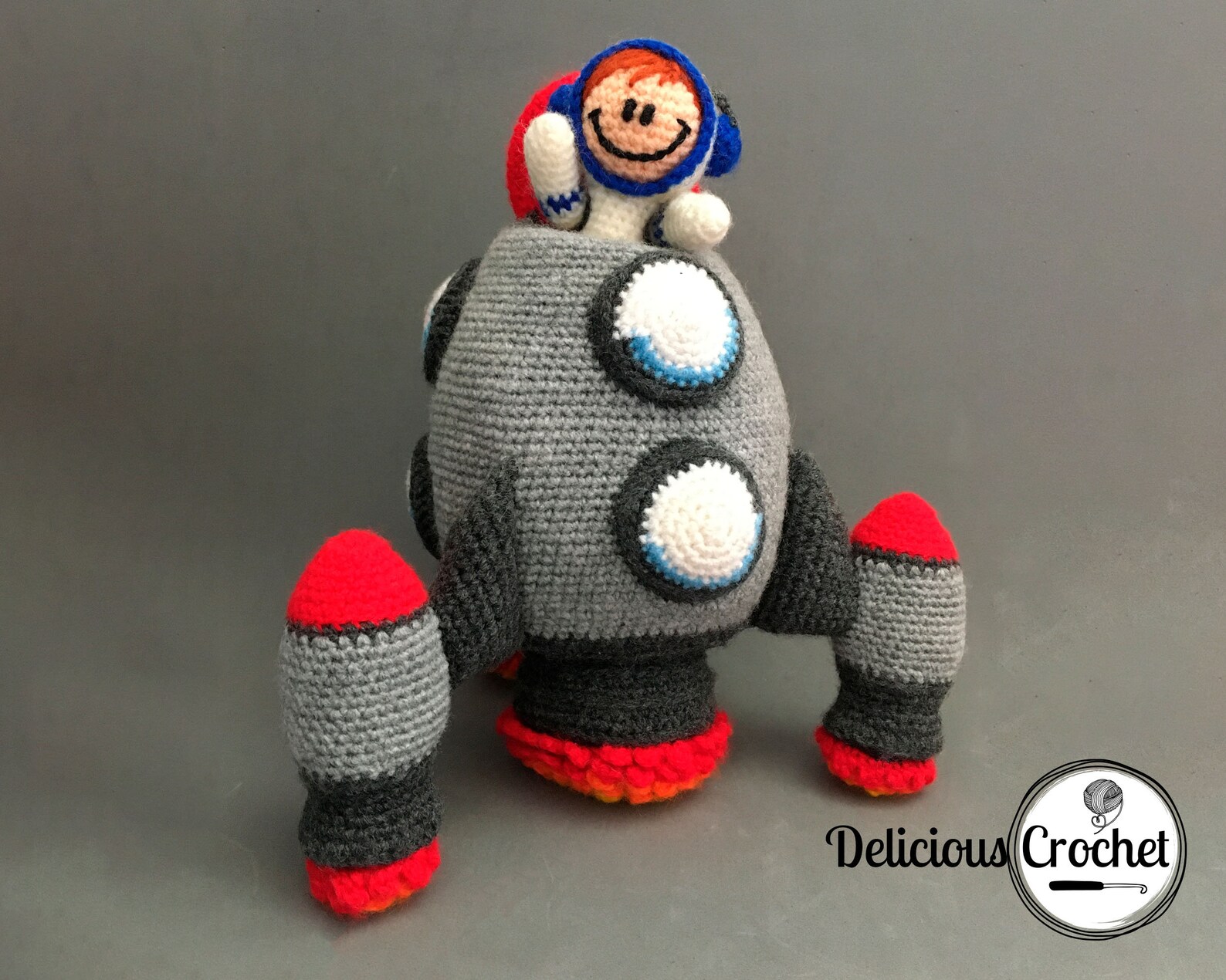Amigurumi Pattern Crochet Spaceship and Astronaut DIY Digital | Etsy