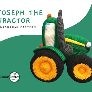 Amigurumi Tractor Crochet Pattern – DIY Farm Vehicle Plush, PDF ...