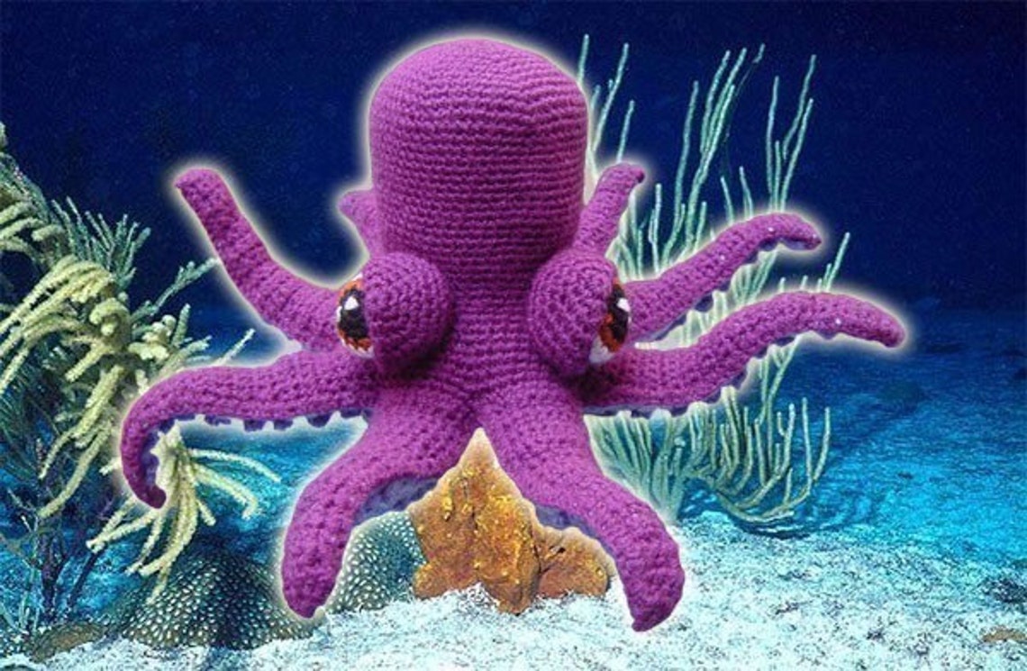 Amigurumi Pattern Crochet Otto Octopus DIY Instant Digital | Etsy