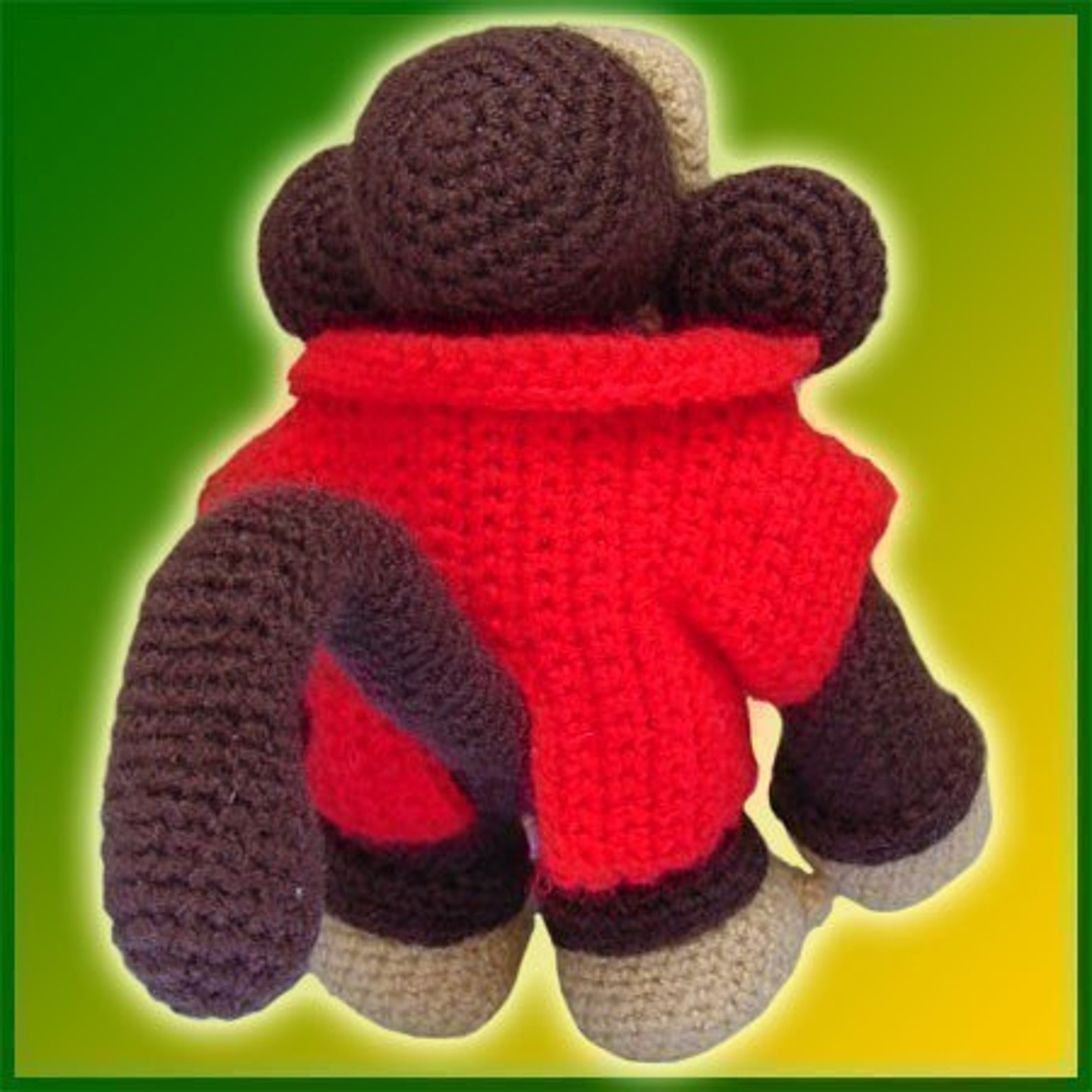 Amigurumi Pattern Crochet Chuck Monkey Chimpanzee Doll DIY - Etsy