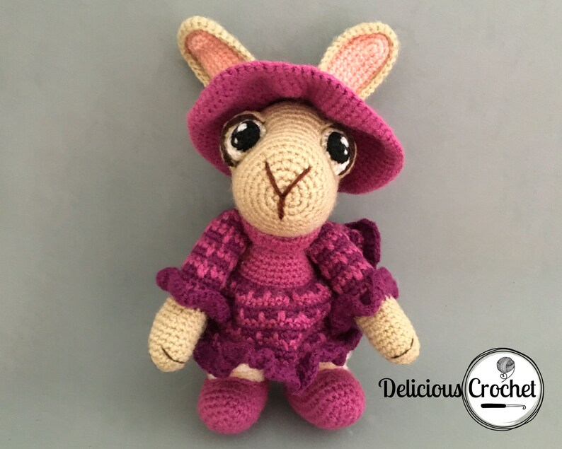 Amigurumi Pattern Crochet Rosie Rabbit Bunny DIY Digital - Etsy