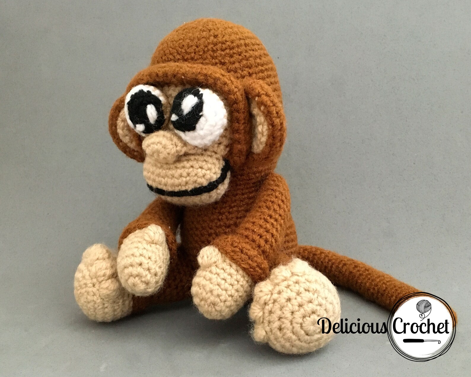 Amigurumi Pattern Crochet Monkey Chimpanzee Ape Animal Doll | Etsy