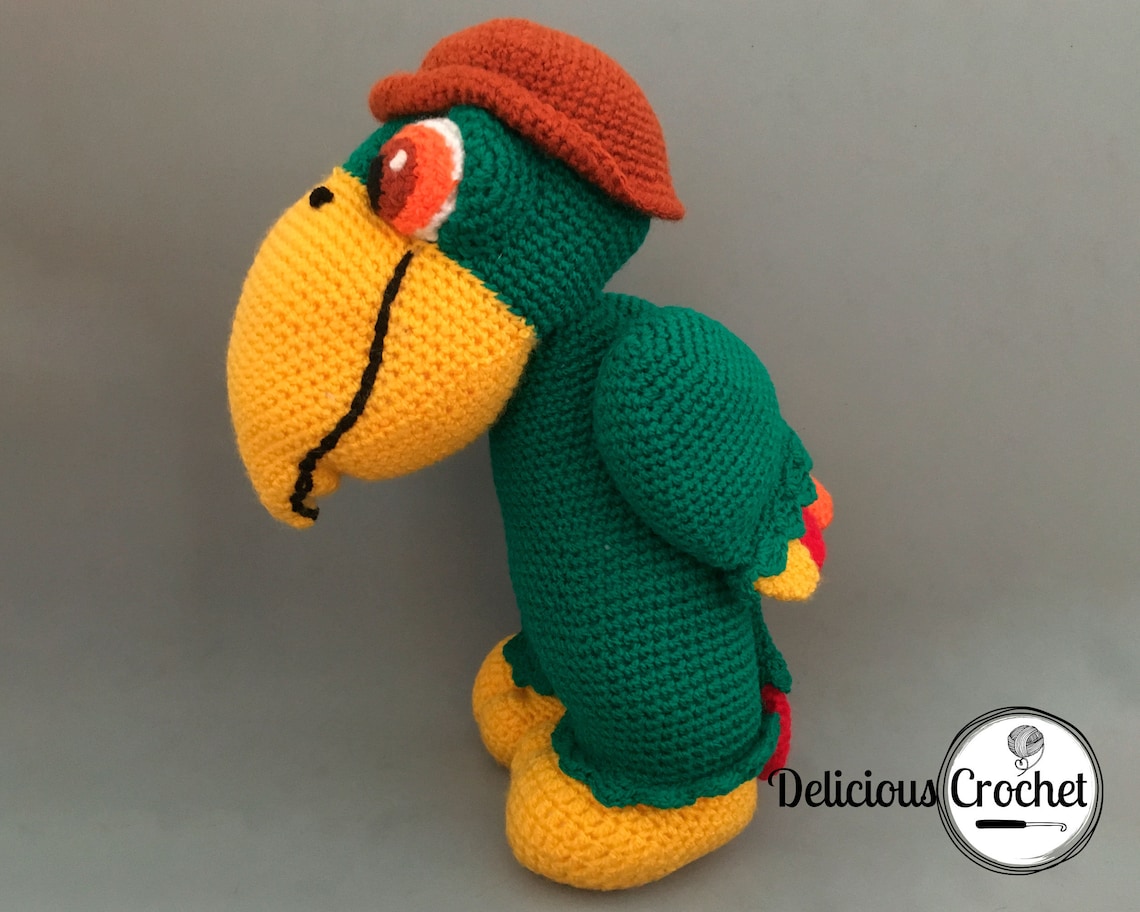 Amigurumi Patron Crochet Loro Perico Periquito Periquillo - Etsy España