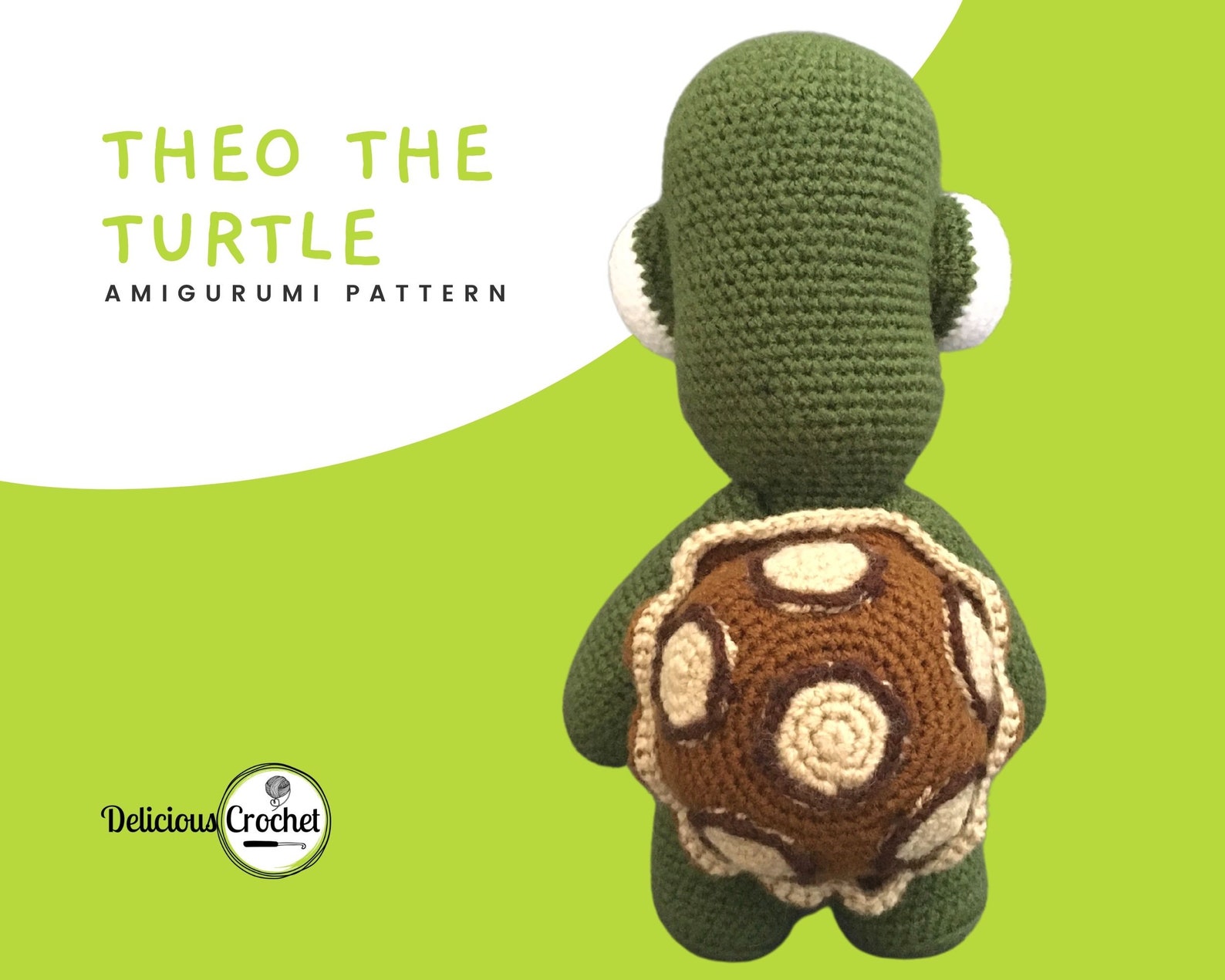 Amigurumi Pattern Crochet Turtle Tortoise With Removable Shell - Etsy