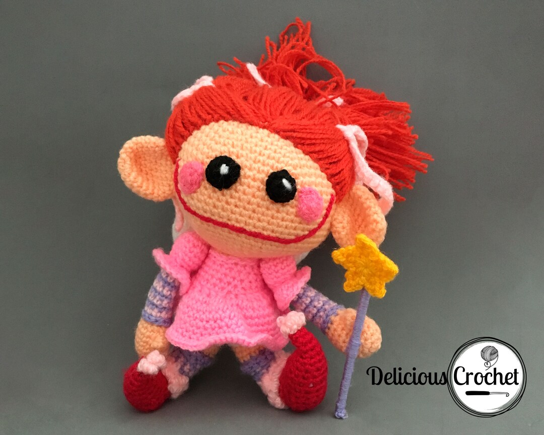 Amigurumi Pattern Crochet Fairy Sprite Pixie Doll Toy PDF English or ...