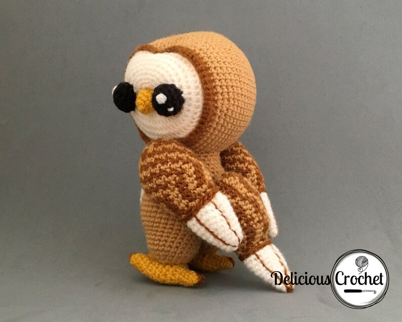 Amigurumi Pattern Crochet Barn Owl DIY Instant Digital | Etsy