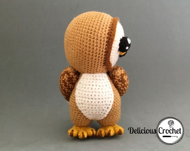 Amigurumi Pattern Crochet Barn Owl DIY Instant Digital | Etsy