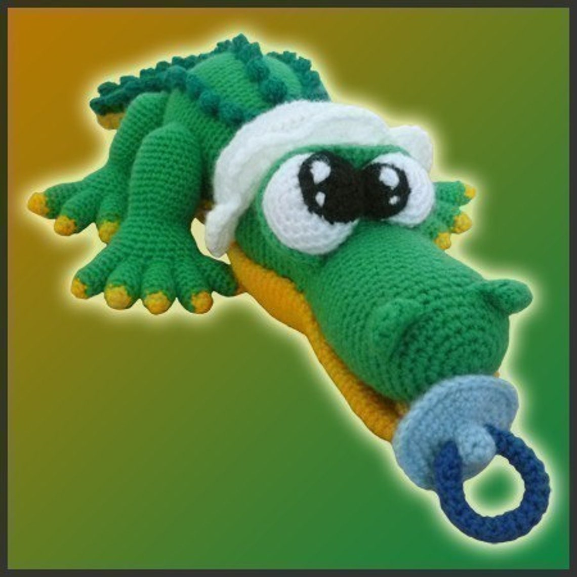 Amigurumi Pattern Crochet Baby Croco Crocodile DIY Instant | Etsy