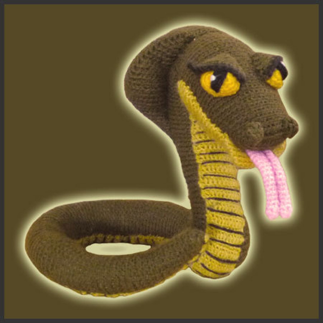 Amigurumi Pattern Crochet Cordelia Cobra Snake DIY Digital Download - Etsy
