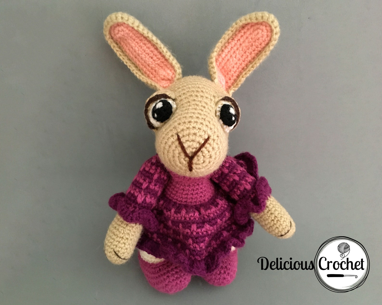 Amigurumi Pattern Crochet Rosie Rabbit Bunny DIY Digital - Etsy