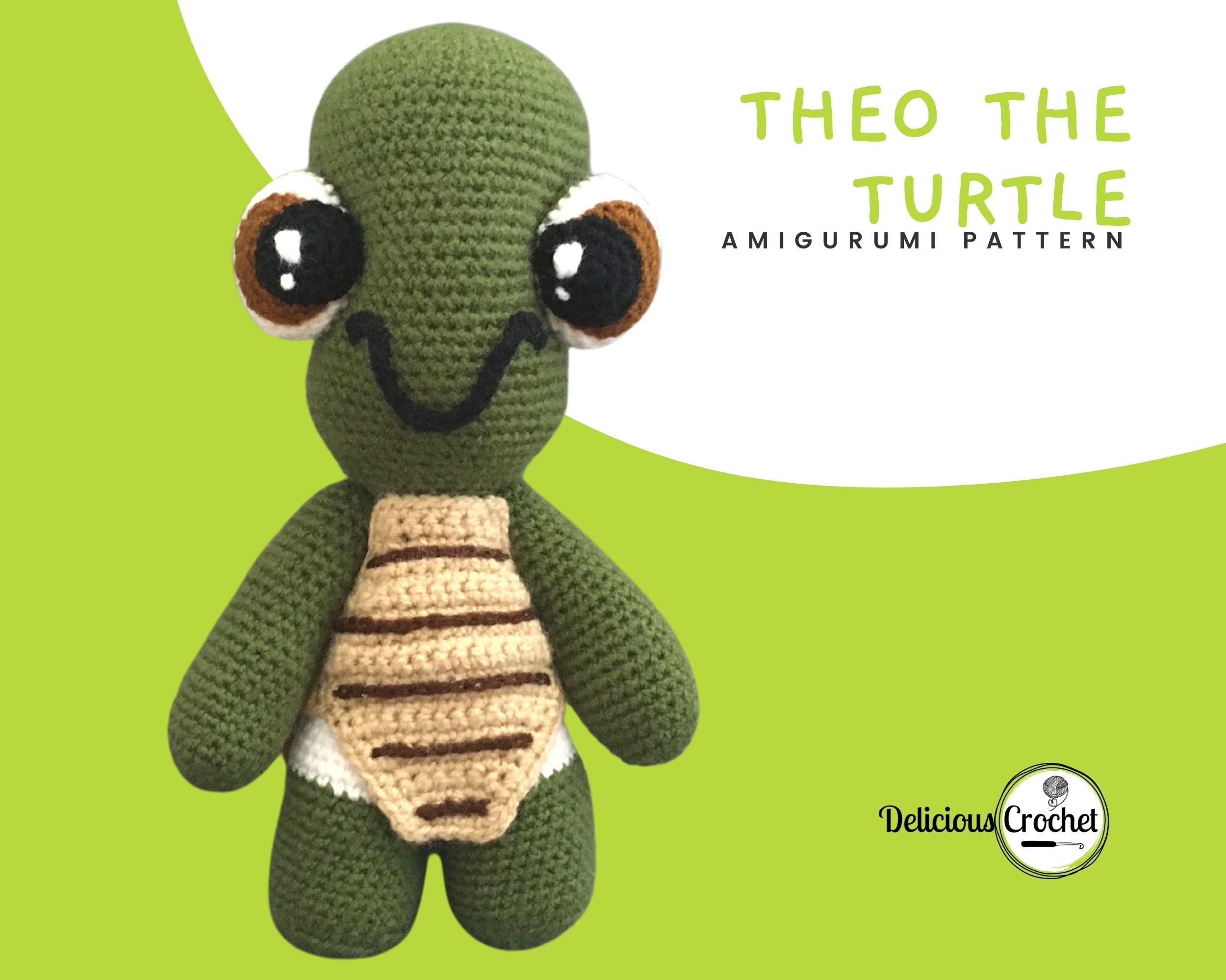Amigurumi Pattern Crochet Turtle Tortoise With Removable Shell - Etsy