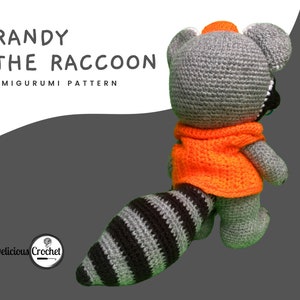Amigurumi Pattern Crochet Raccoon Coon Randy Animal Doll Toy PDF ...
