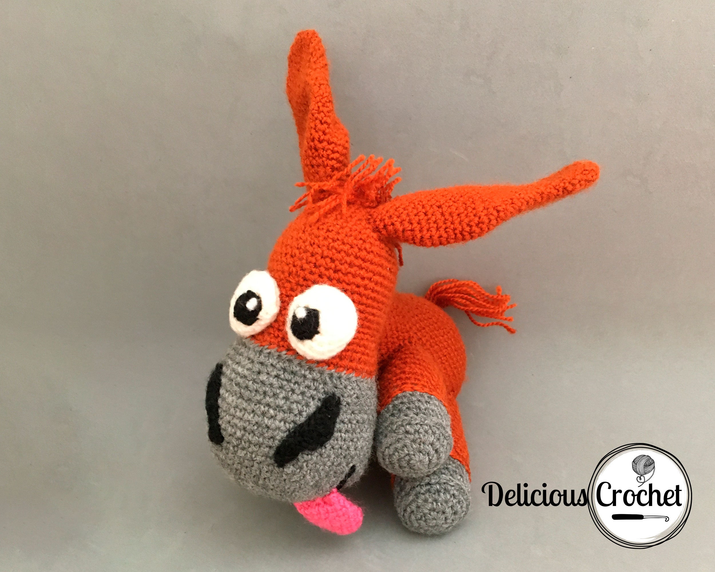 Amigurumi Pattern Crochet Mule Donkey Horse Pony Animal Doll | Etsy