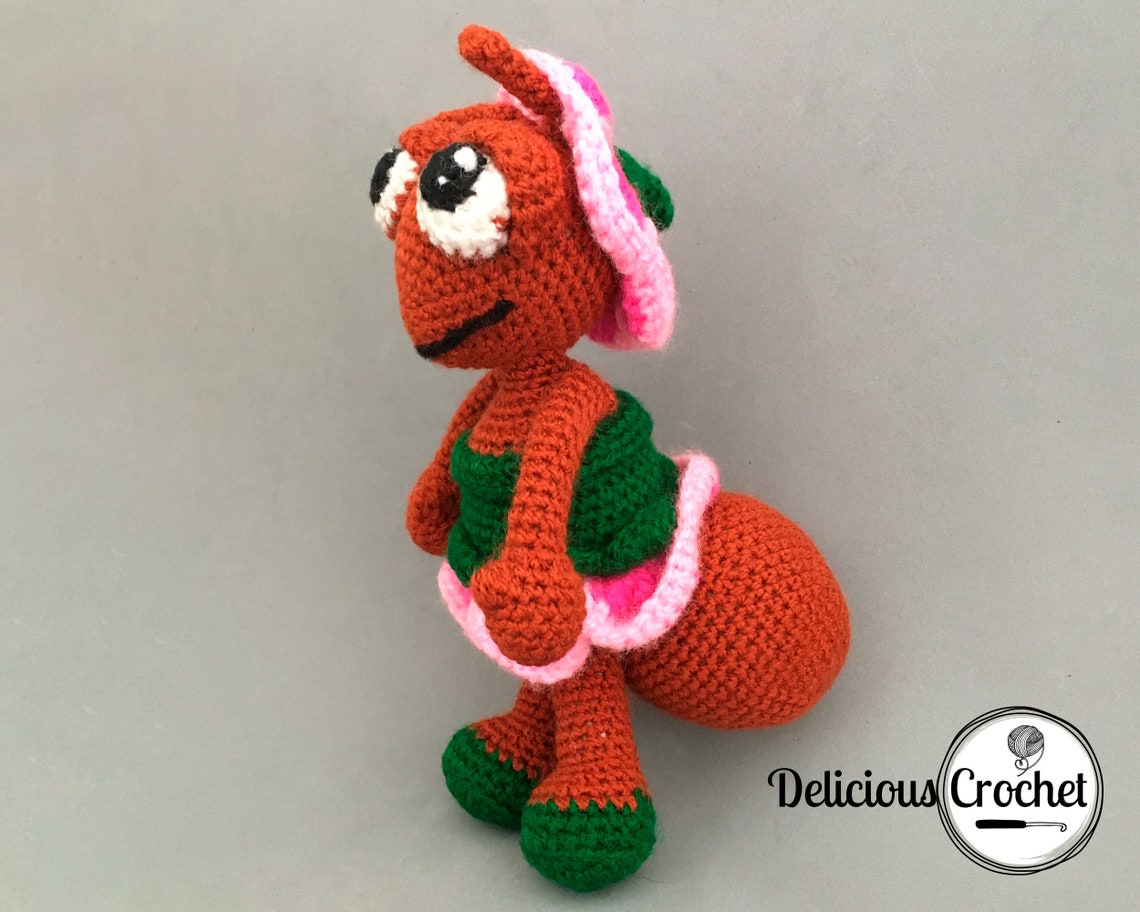 Amigurumi Pattern Crochet Ant Emmet Bug Insect Doll Animal Toy - Etsy
