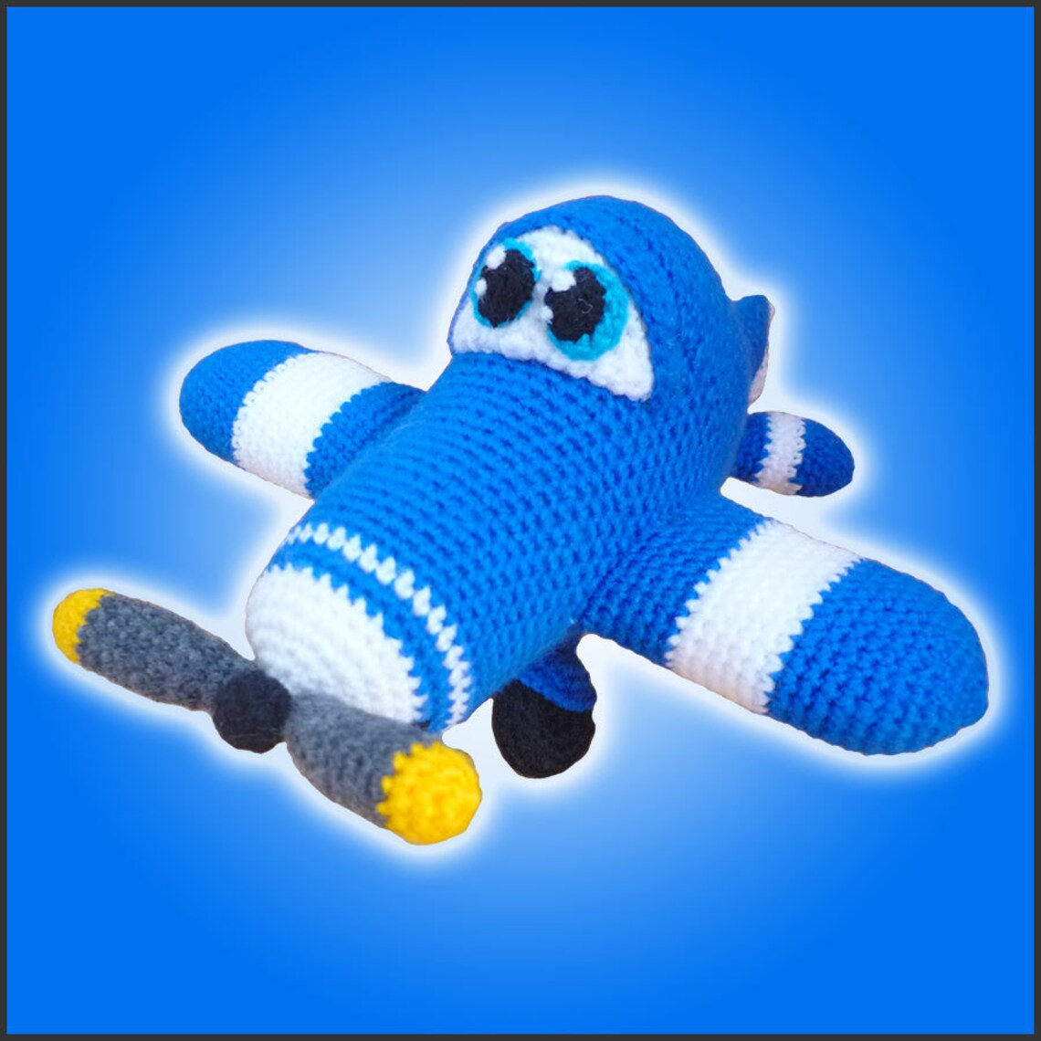 Amigurumi Pattern Crochet Howie Airplane DIY Instant Digital | Etsy