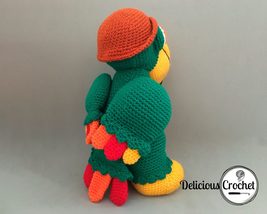 Amigurumi Patron Crochet Loro Perico Periquito Periquillo - Etsy España