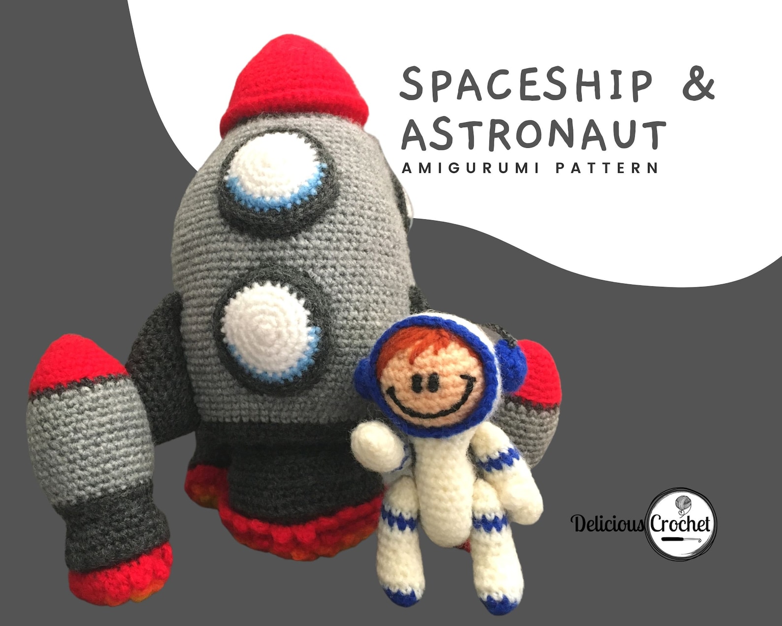 Amigurumi Pattern Crochet Spaceship and Astronaut DIY Digital - Etsy
