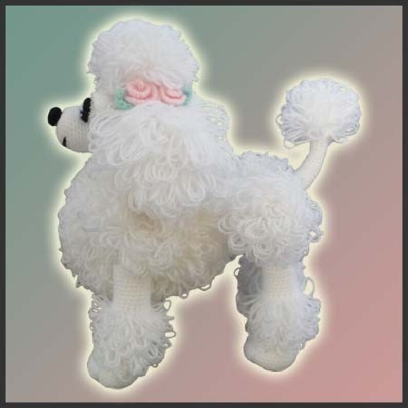 Amigurumi Pattern Crochet Lara Poodle Toy DIY Digital Download - Etsy