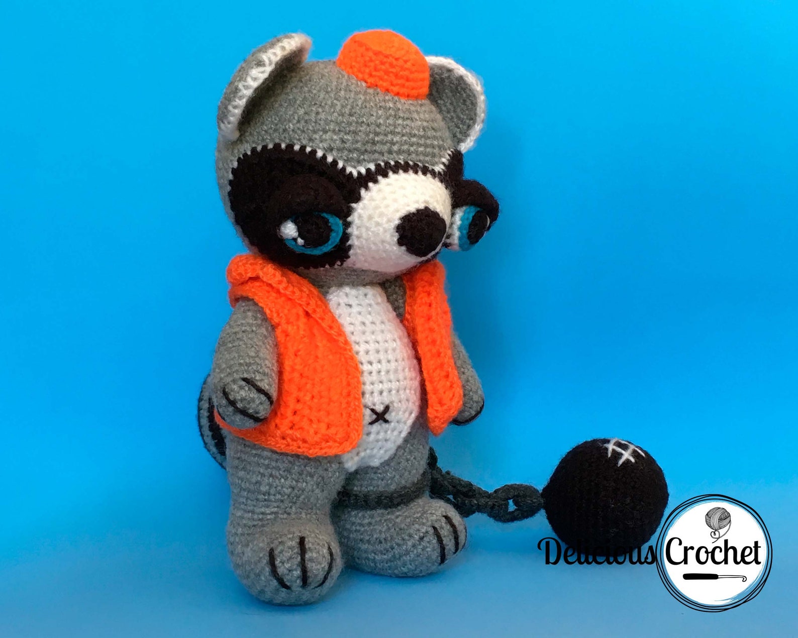 Amigurumi Pattern Crochet Raccoon Coon Randy Animal Doll Toy - Etsy